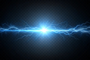 single line energy surge powerful charge transparent backgrounds - Recraft