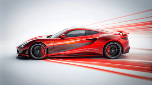 sport car on red speed shape,line,dot sport color sport graphic.on ...