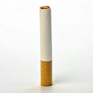 Front view of cigarette bad habit on white background - Recraft