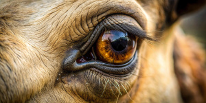 ultra Close up on Camel eye - Recraft