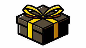 3d gift icon, no background - Recraft