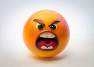 Emoji engry on white background - Recraft