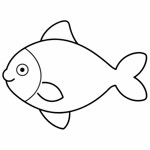 Baby sunfish illustrations coloring page, line art, black lines, white ...