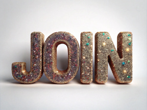 word join glittre on white background - Recraft