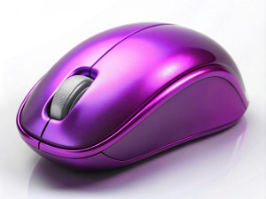 purple computer ka mouse on white background - Recraft