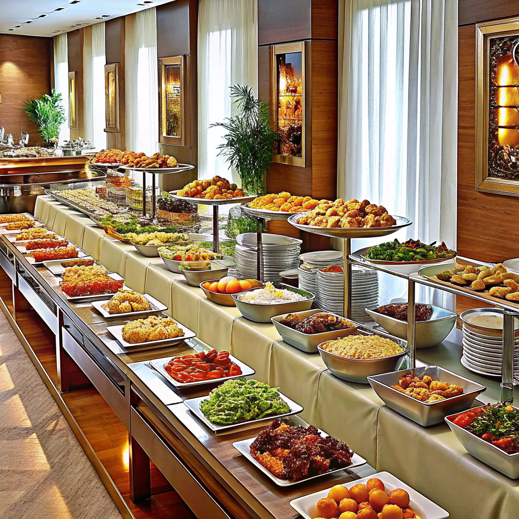 hotel buffet food - Recraft