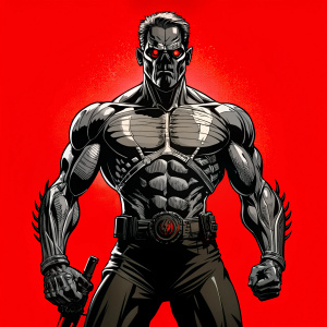 terminator body stance - Recraft