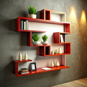 "A modern wall shelf for your home." - Recraft