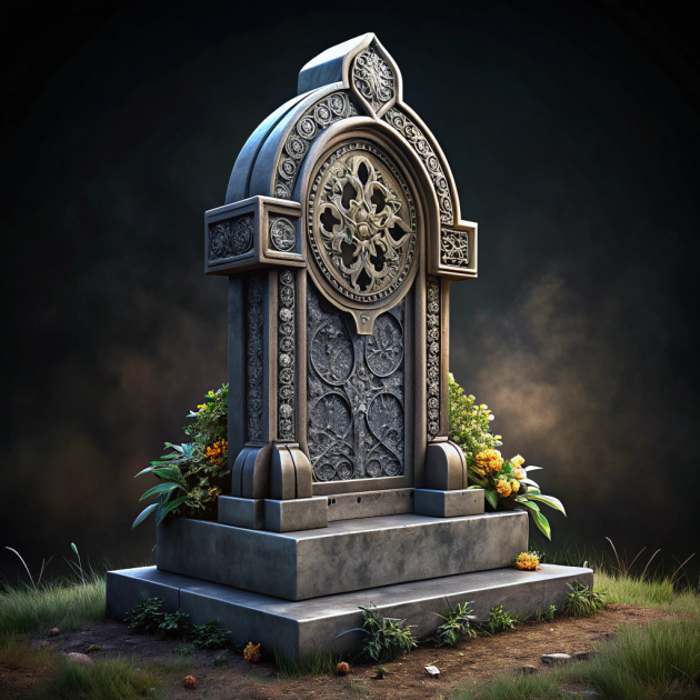 beautiful tombstone - Recraft
