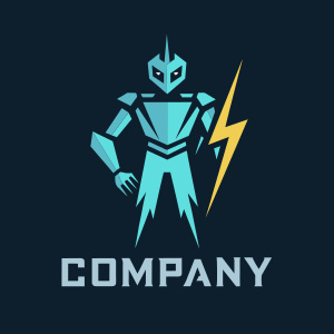 A minimalist and clean tech style logo design featuring a Techie Titan ...