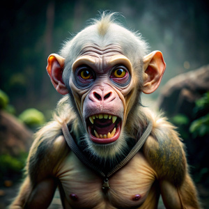 Monkey monster human - Recraft