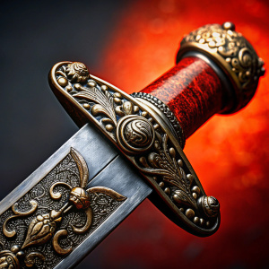 A highly detailed, close-up photograph capturing the intricate details ...