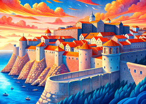 dubrovnik city walls - Recraft