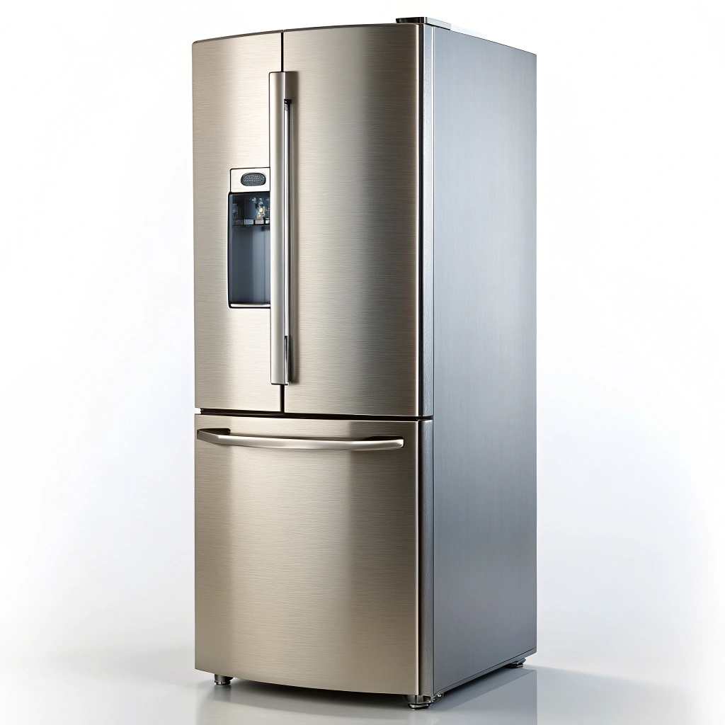 Modern realistic frige on white background - Recraft