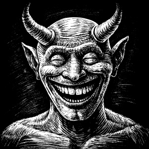 happy devil, photo - Recraft