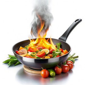 Photo food cooking on white background - Recraft