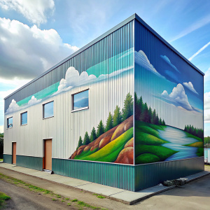 painting on the wall of prefabricated buildings - Recraft