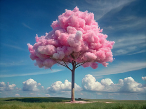cotton candy tree - Recraft